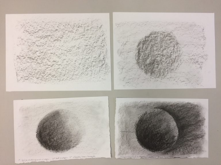 Tekenen met houtskool - Atelier Marjolijn Engelhard